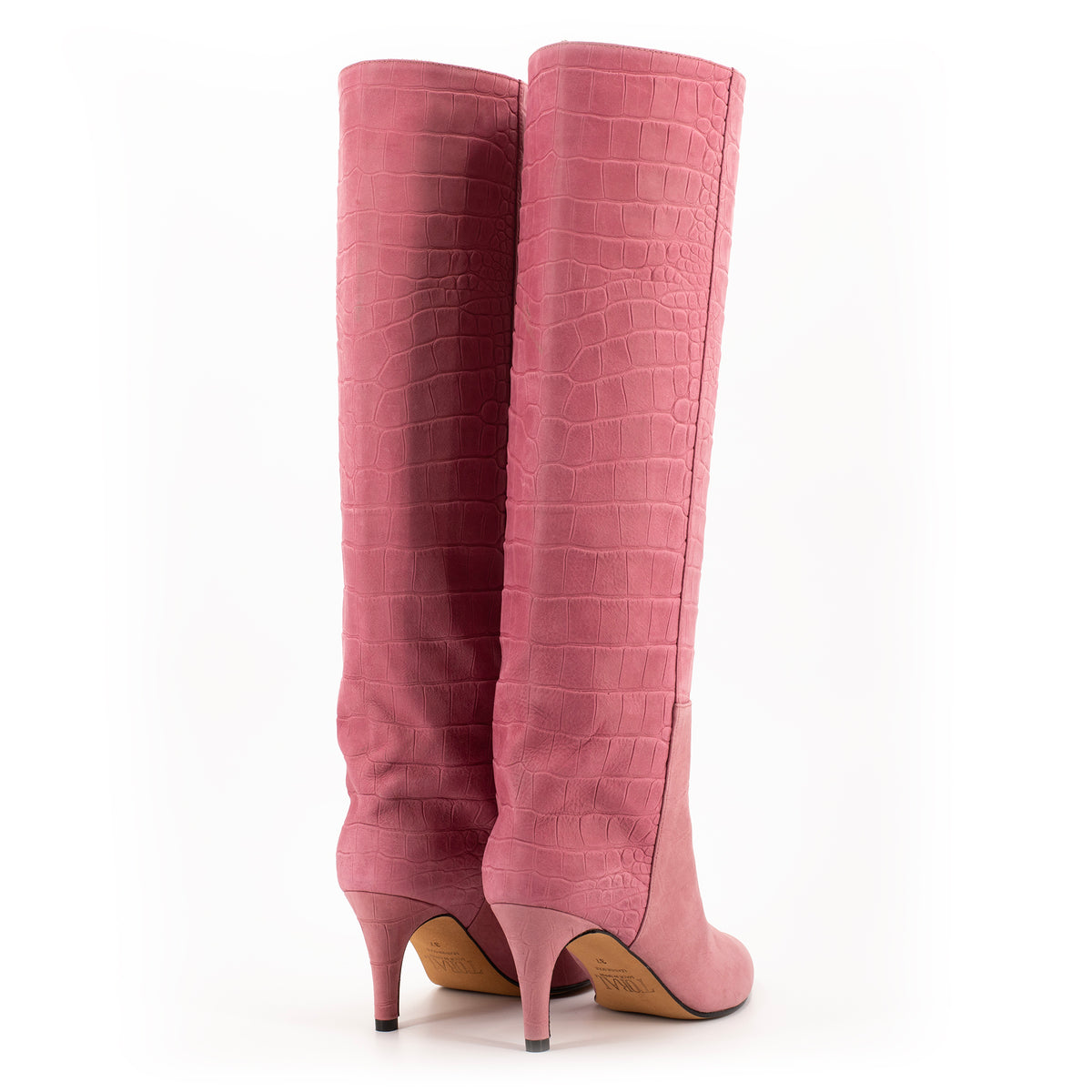 ROMA PINK TALL BOOTS – Toral
